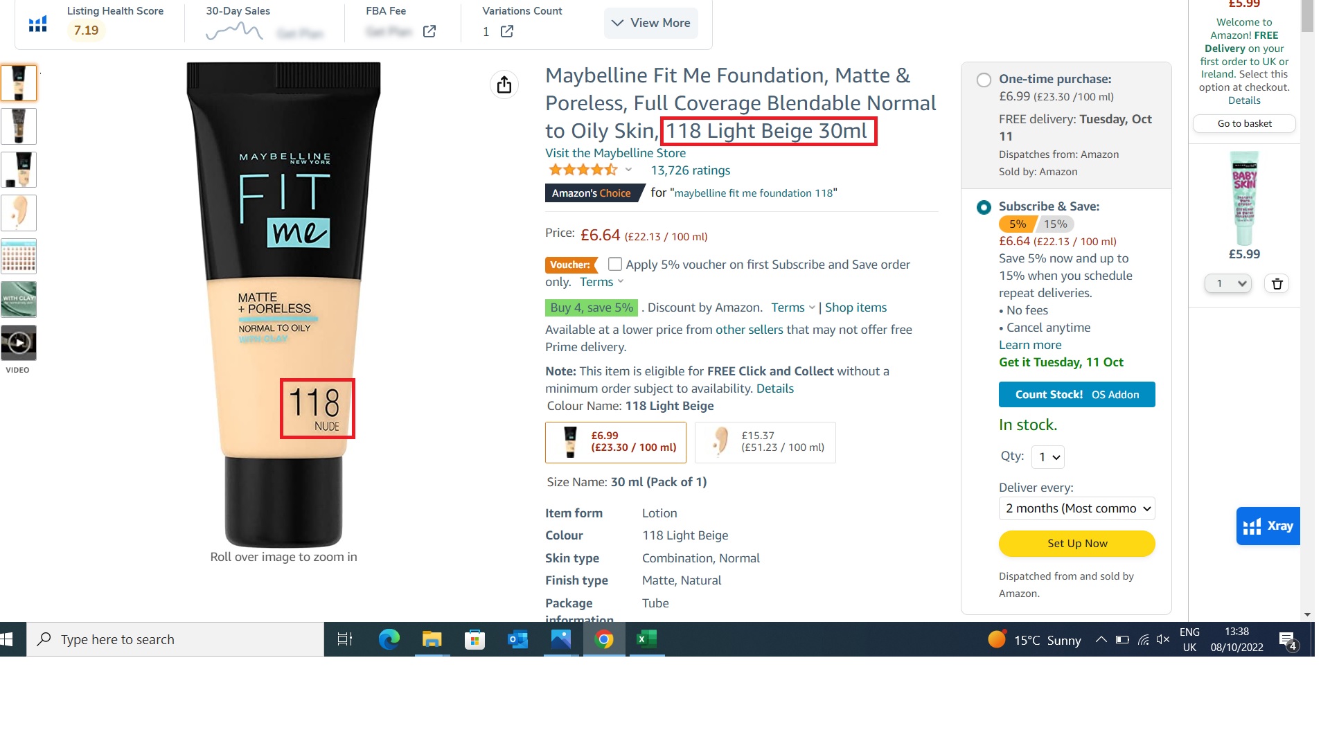 Mismatch between Product image and Product description